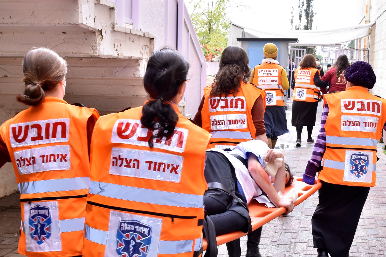 Israeli MCI drill empowers female EMTs - United Hatzalah of Israel