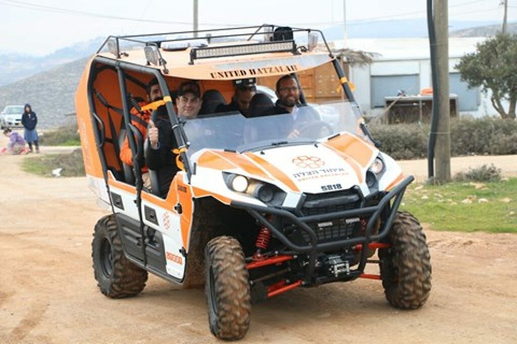 New Lifesaving ATV to Aid Gush Shiloh Residents – United Hatzalah of Israel