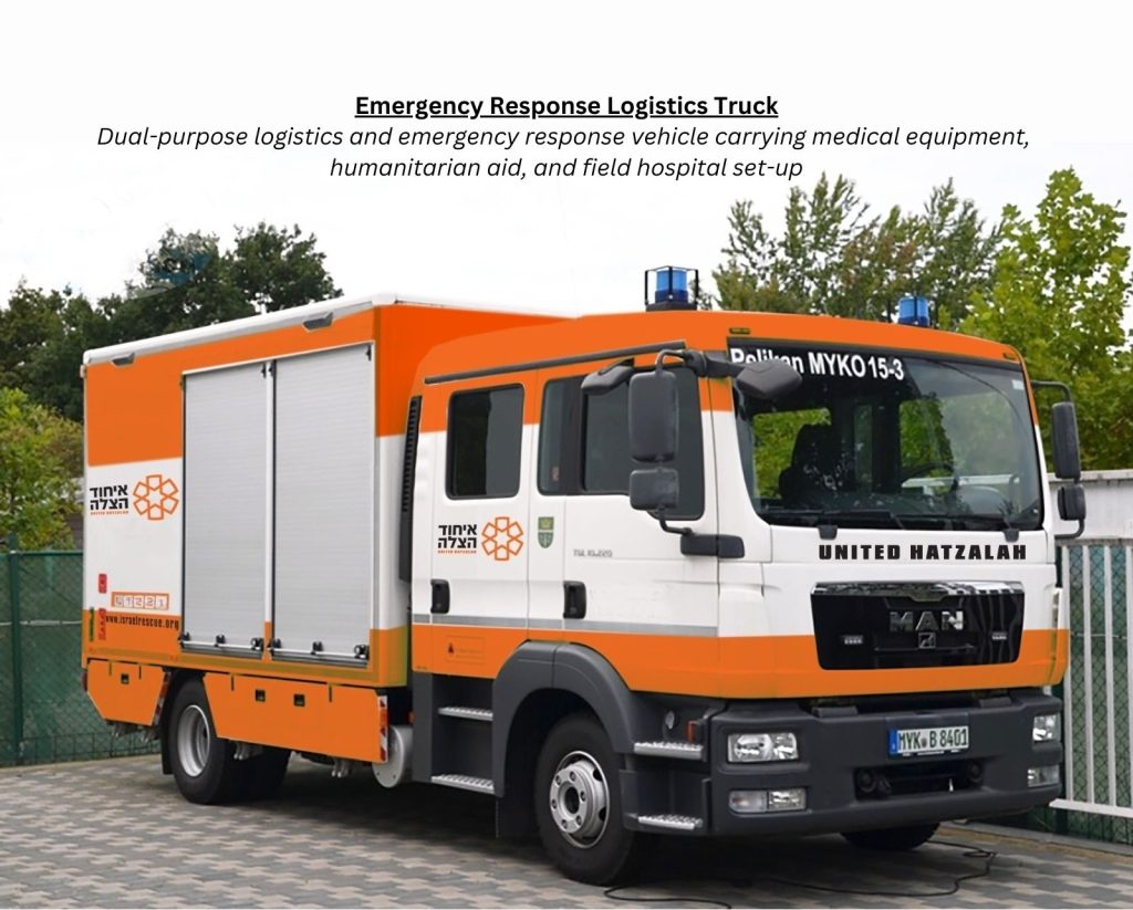 Houlihan Lokey Logistics Truck Campaign - United Hatzalah of Israel